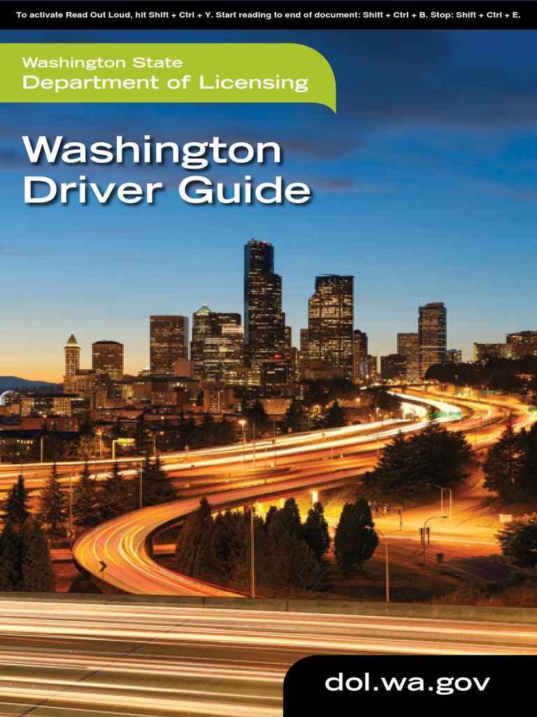 WA Driverguide en | PDF | Driver's License | Voter Registration