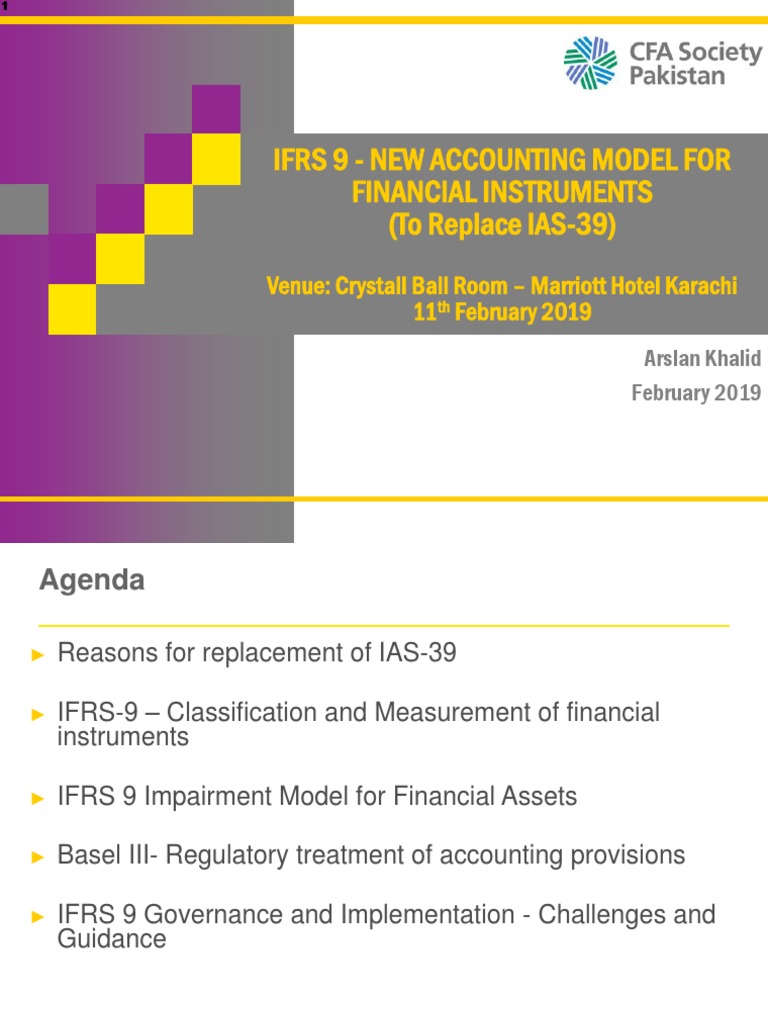 Ifrs 9 - New Accounting Model For Financial Instruments (To Replace IAS-39) | PDF ...