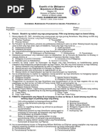 Grade 6 2nd Periodical Test With TOS & Answer Keys AP | PDF