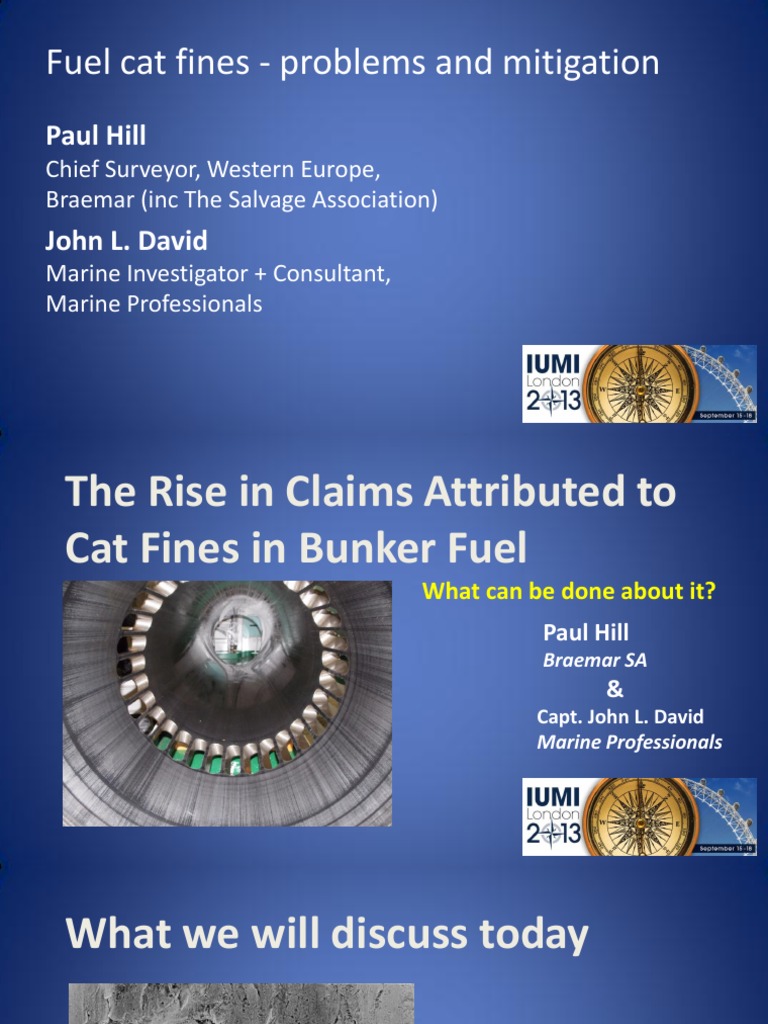 Fuel Cat Fines - Problems and Mitigation: Paul Hill | PDF | Fuel Oil ...