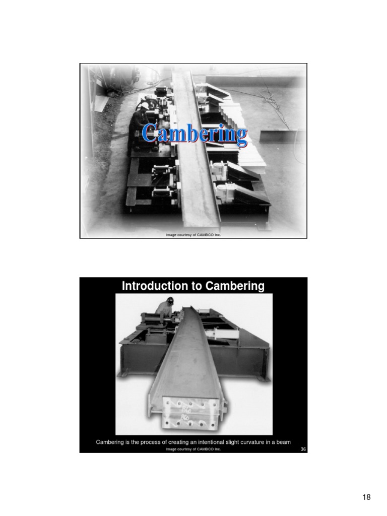 Cambering in Steel Beams 260 PDF | PDF | Beam (Structure) | Structural ...