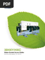 Carrier 30HXC Water-Cooled Chiller Guide | PDF | Heat Exchanger | Air ...