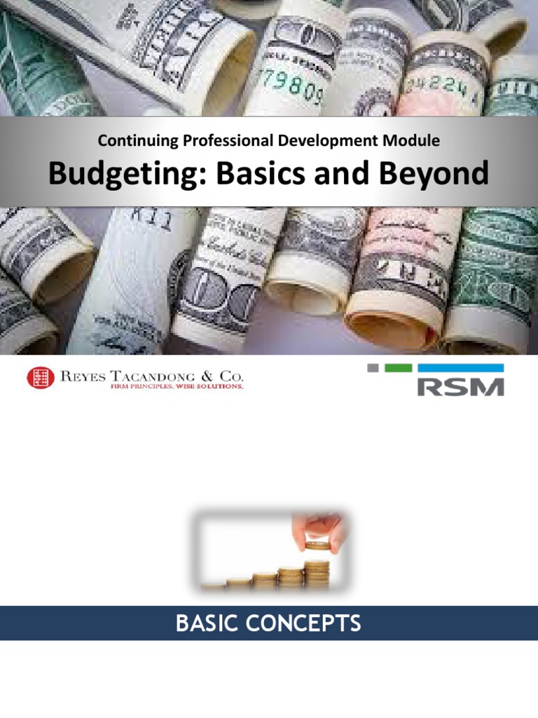Budgeting: Basics and Beyond: Continuing Professional Development ...