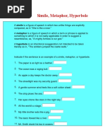 Figurative Language in The Hunger Games | PDF | Anthropomorphism | Metaphor