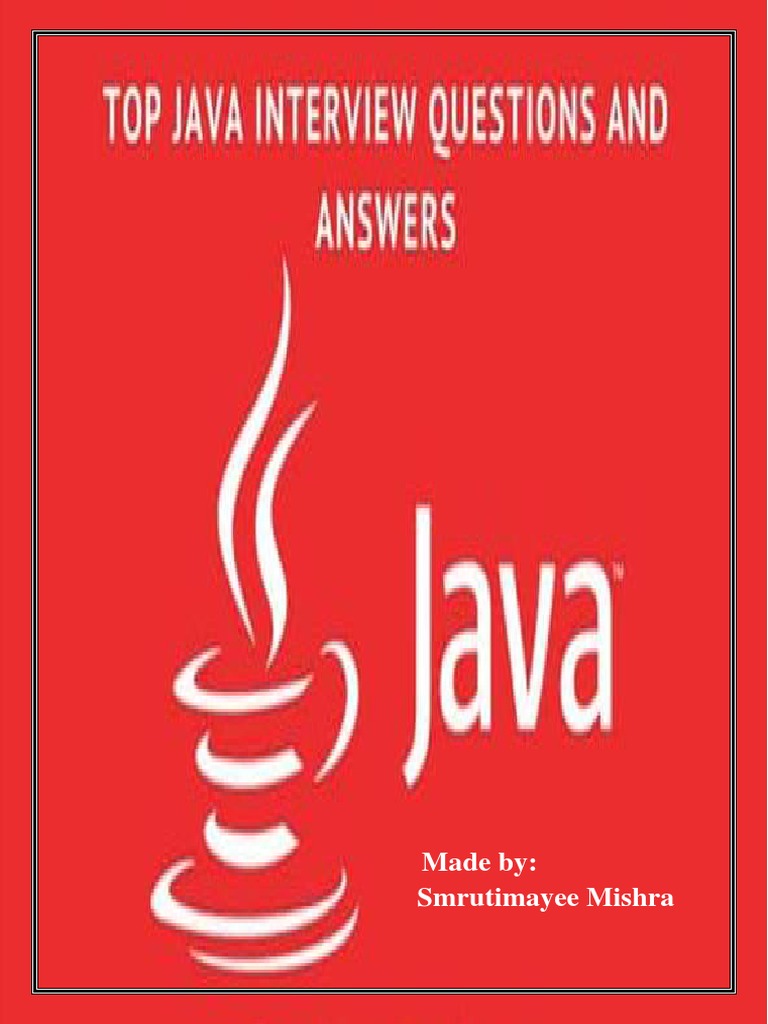 Most Popular Java Interview Questions Pdf Method Computer Programming Class Computer