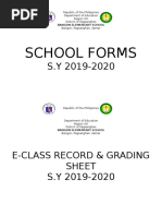 School Forms Cover | PDF