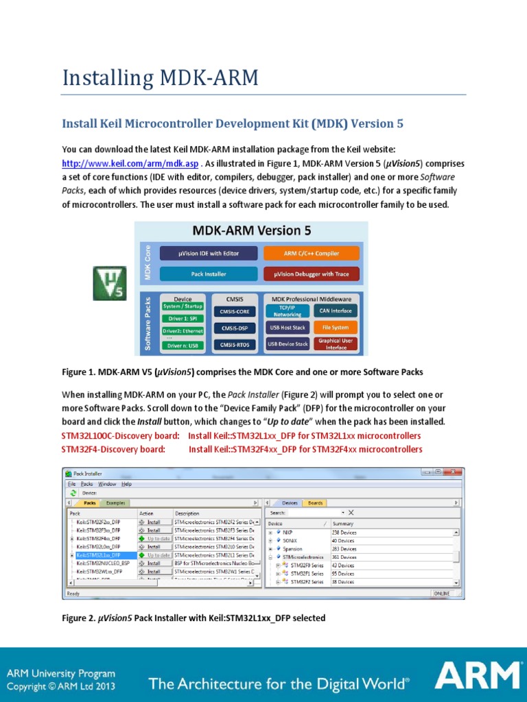 MDK Arm | PDF | Installation (Computer Programs) | System Software