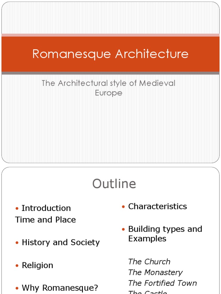 Romanesque Architecture 1 | PDF | Crusades | Architectural Design