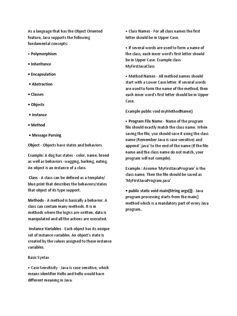 An In-Depth Guide to Java Fundamental Concepts, Syntax Rules, and Data ...