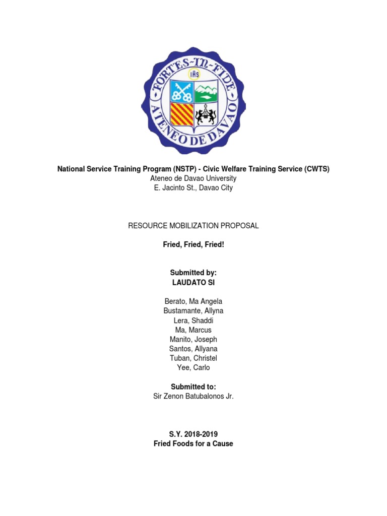 National Service Training Program (NSTP) - Civic Welfare Training ...