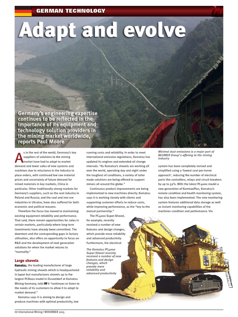 Adapt and Evolve: German Technology | PDF | Mining | Nature