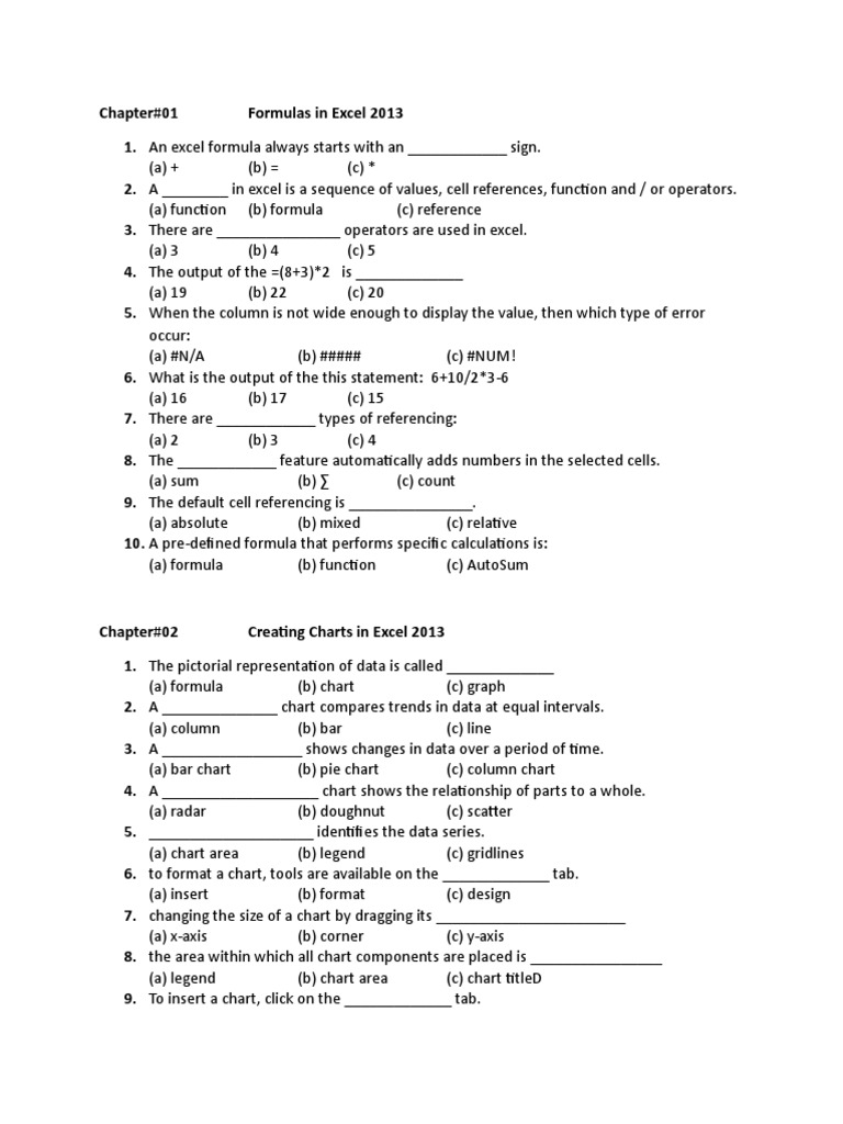 Mastering Excel Formulas: An In-Depth Look at the Formulas and Functions in Microsoft Excel ...