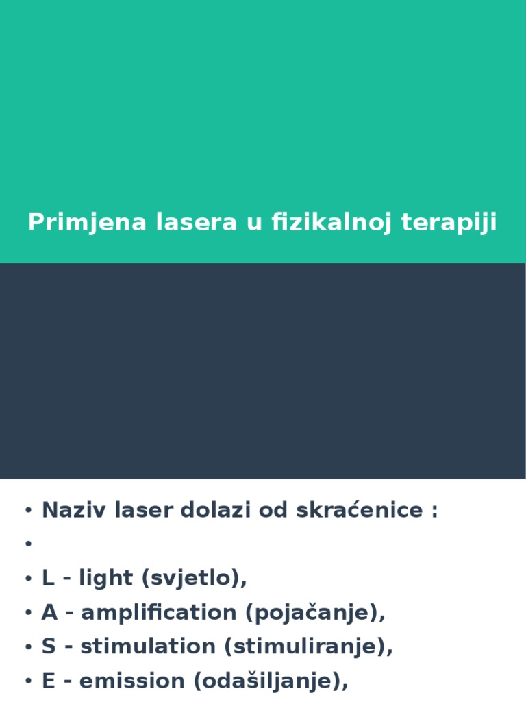Primjena Lasera | PDF