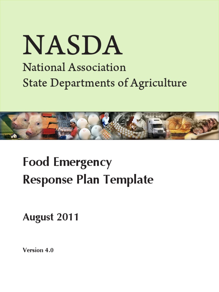 NASDA Emergency Food Response | PDF | Emergency | Incident Command System