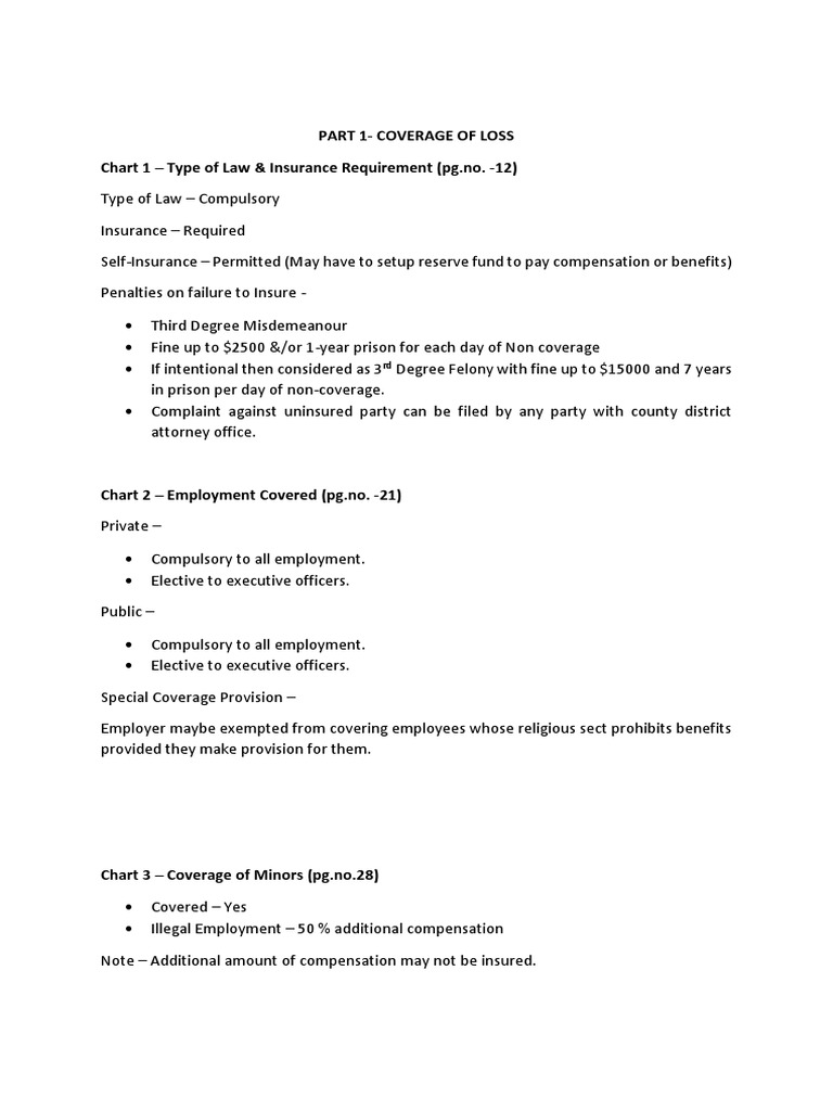 Workers' Compensation Law Overview | PDF | Workers' Compensation ...