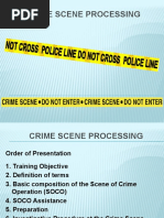 Soco Report Form "3": Philippine National Police | PDF