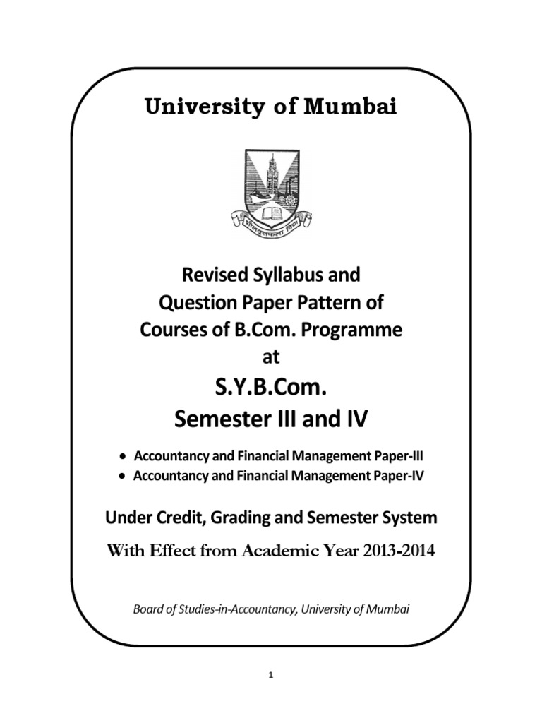 Sybcom Final Semester III and IV PDF | PDF | Inflation | Negotiable ...