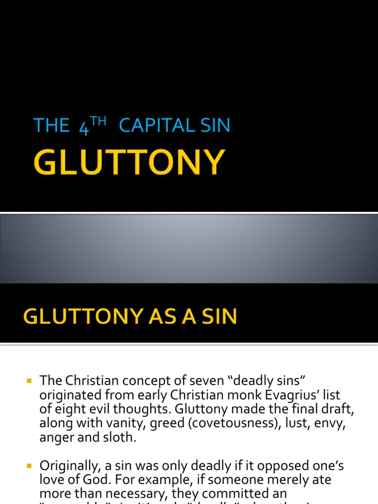 The 4 Capital Sin | PDF