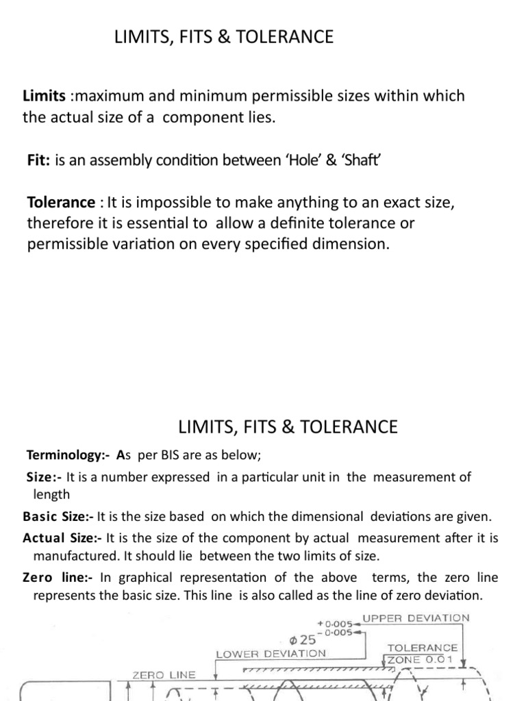 Limits and Fits | PDF | Engineering Tolerance | Mechanical Engineering