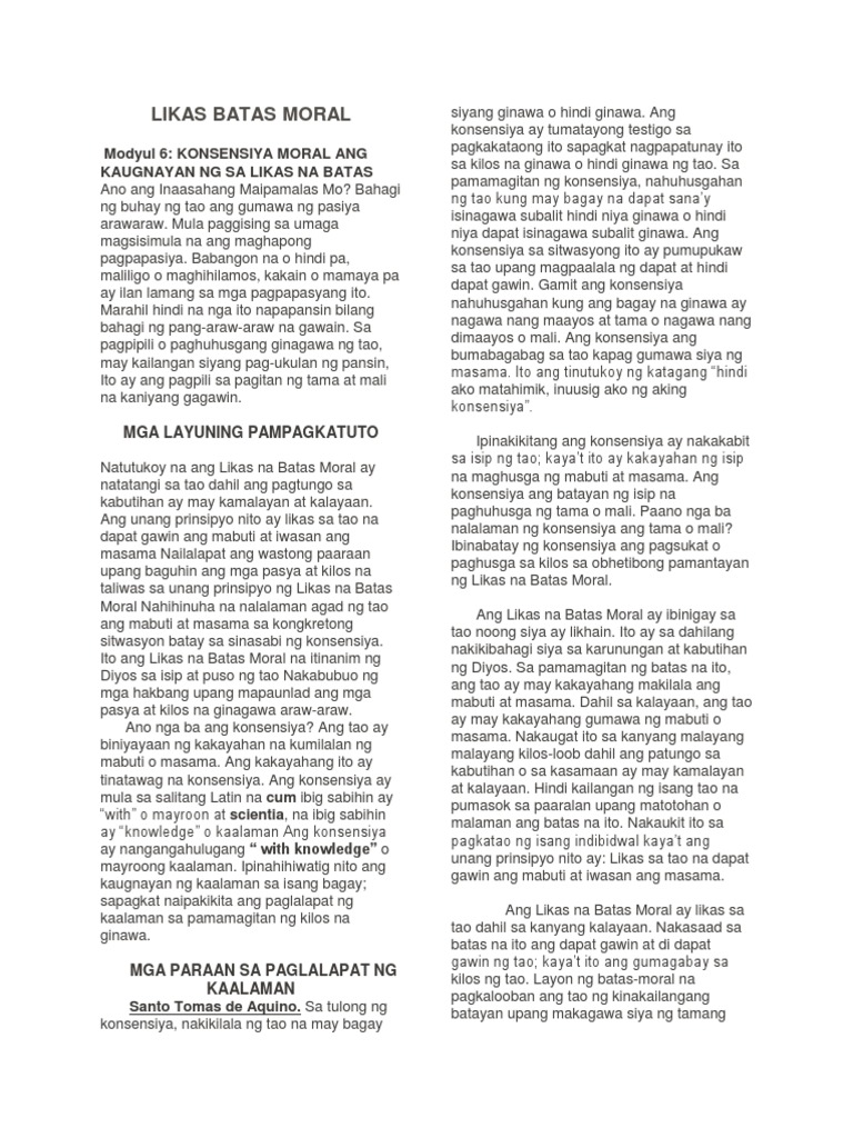 Batas Moral | PDF