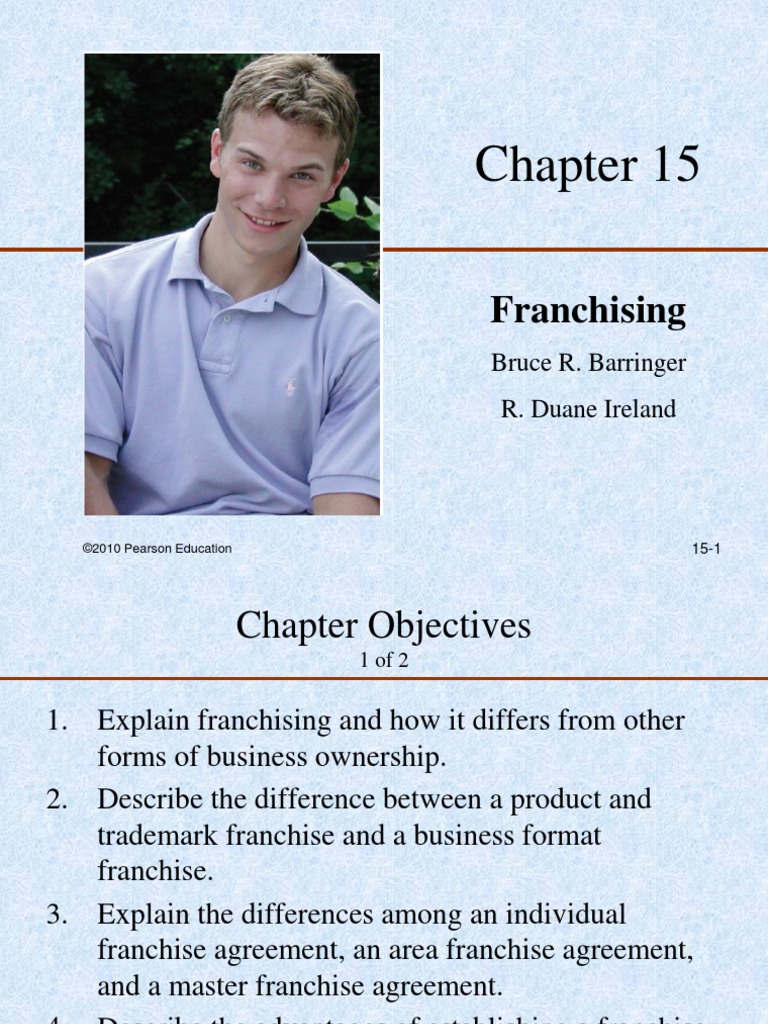 Barringer E3 PPT 15 | PDF | Franchising | Business