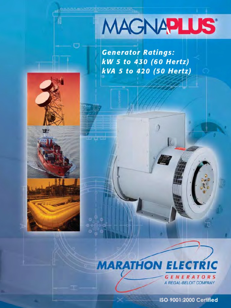 Marathon Magna Plus Generators | PDF | Electric Generator | Insulator ...