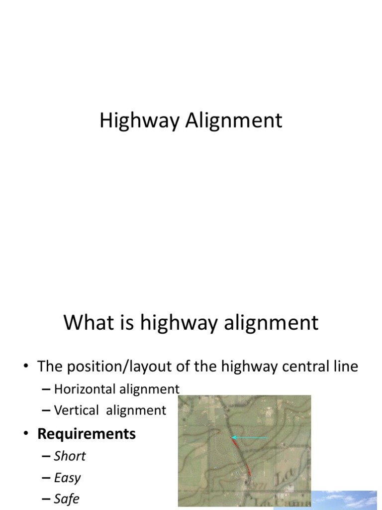 Highway Alignment | Surveying | Reconnaissance