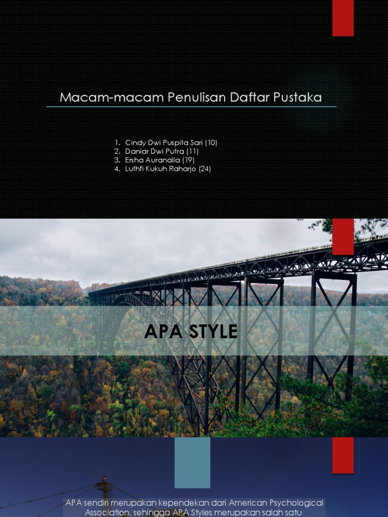 Macam-Macam Penulisan Daftar Pustaka | PDF