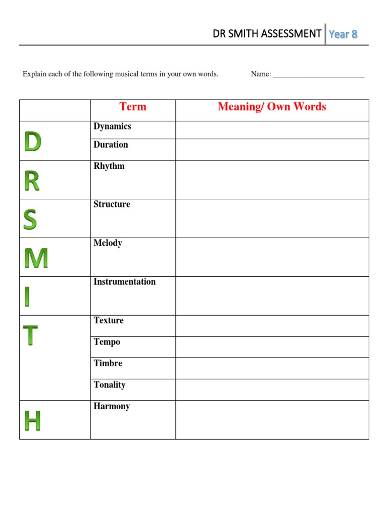 DR Smith Assessment | PDF