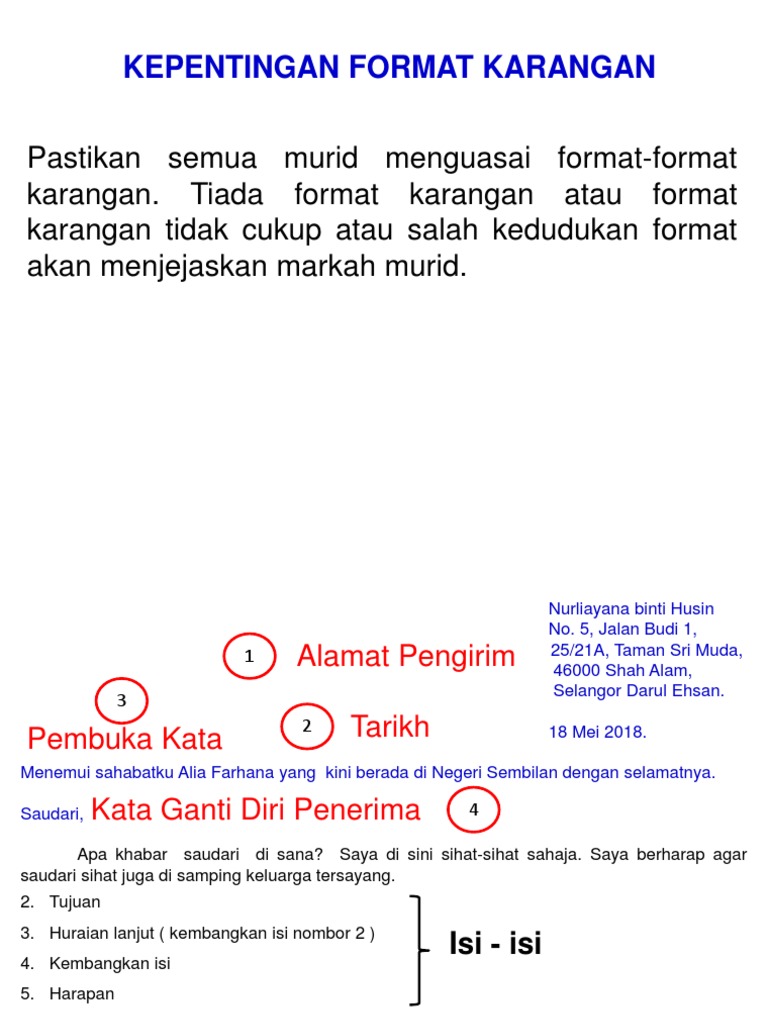 Format Karangan | PDF