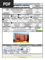 Sample Magnetic Particle Inspection Report | PDF | Welding | Construction