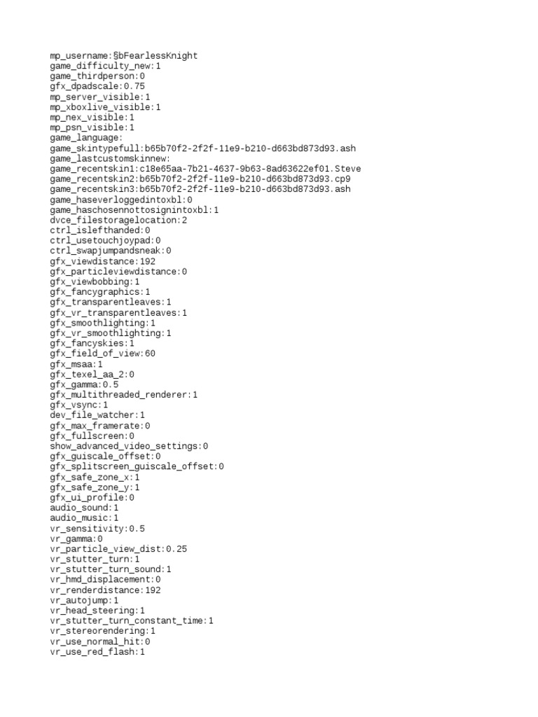 Minecraft Controls | PDF