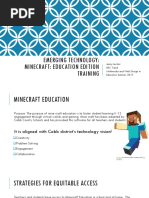 Connecting to Minecraft Education EE | PDF | Minecraft | Digital Technology