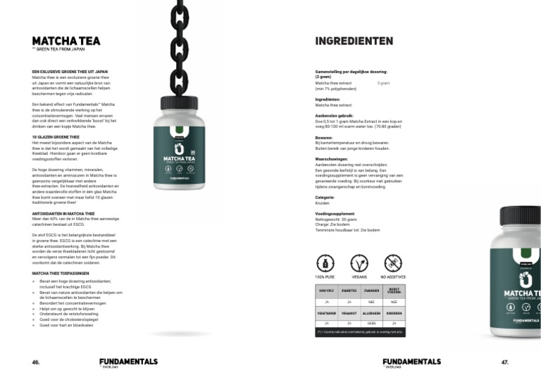 Fundamentals Matcha Tea | PDF