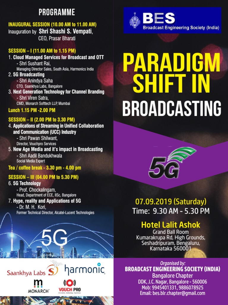 PARADIGM SHIFT IN BROADCASTING | PDF | Broadcasting | Engineering