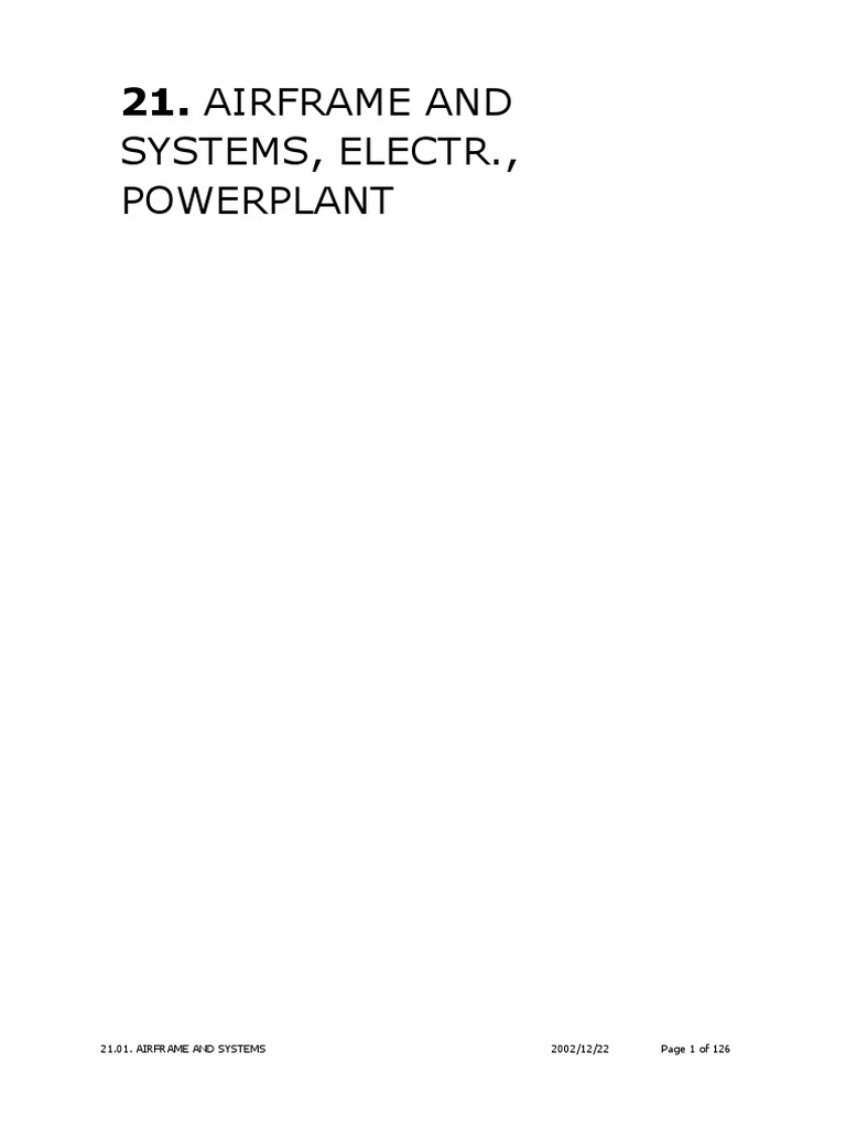 Airframe and Systems Copieeee | PDF | Flight Control Surfaces | Landing ...