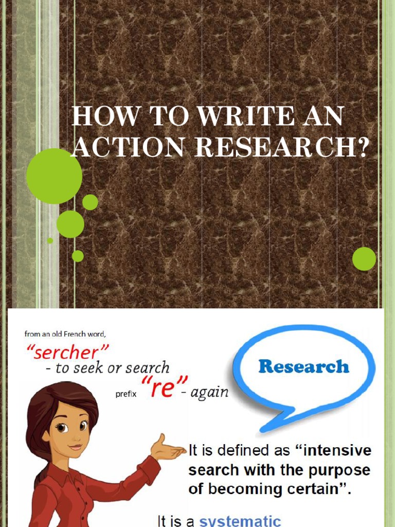 Action Research Writing Guide | PDF | Inquiry | Hypothesis