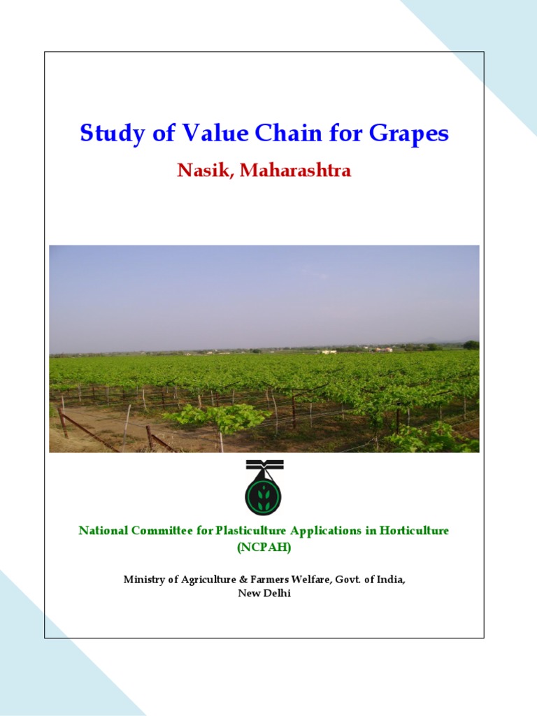 Value Chain Analysis of Nasik Grapes | PDF | Agriculture | Plant Nursery
