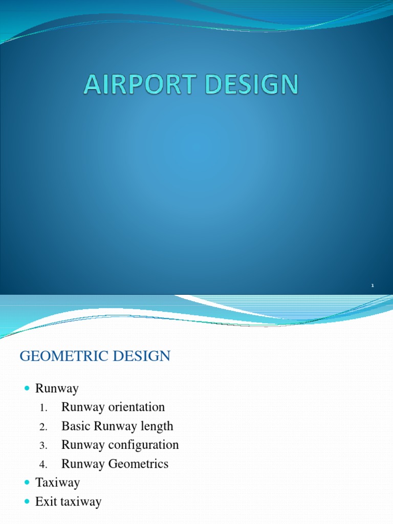 Airport Design | PDF | Runway | Takeoff