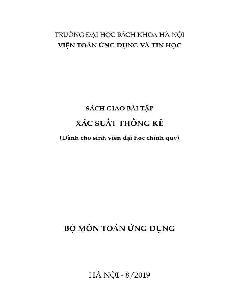 MI2020 Baitap 8.2019 PDF | PDF