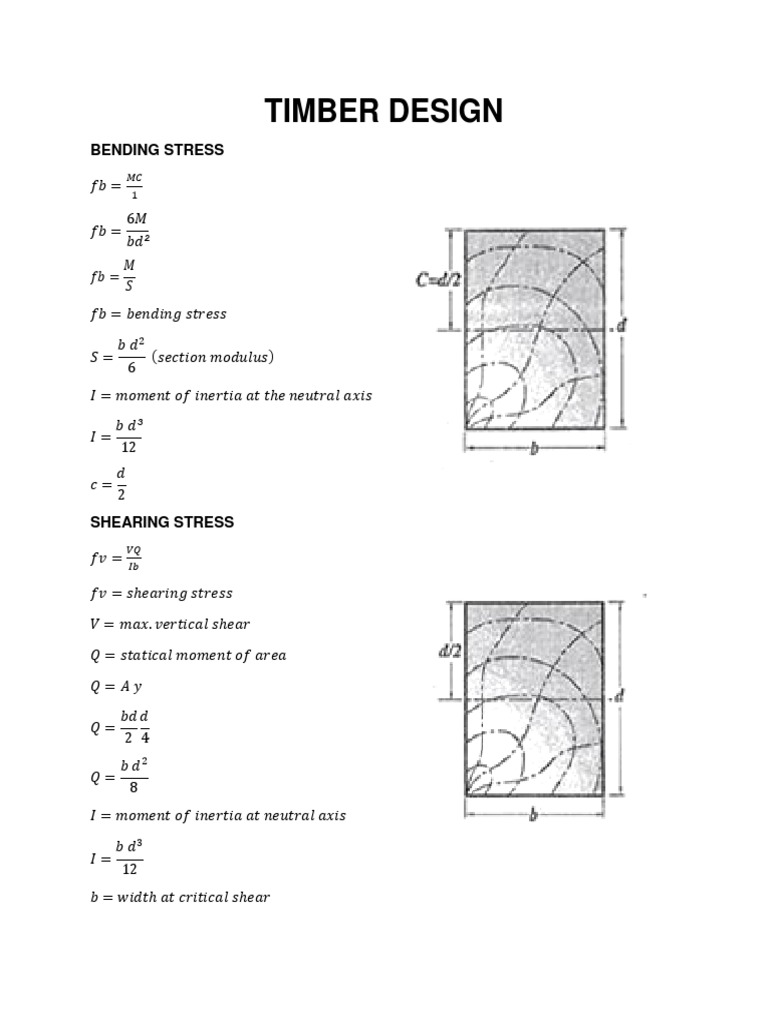 Timber Design: Bending Stress | PDF | Beam (Structure) | Bending