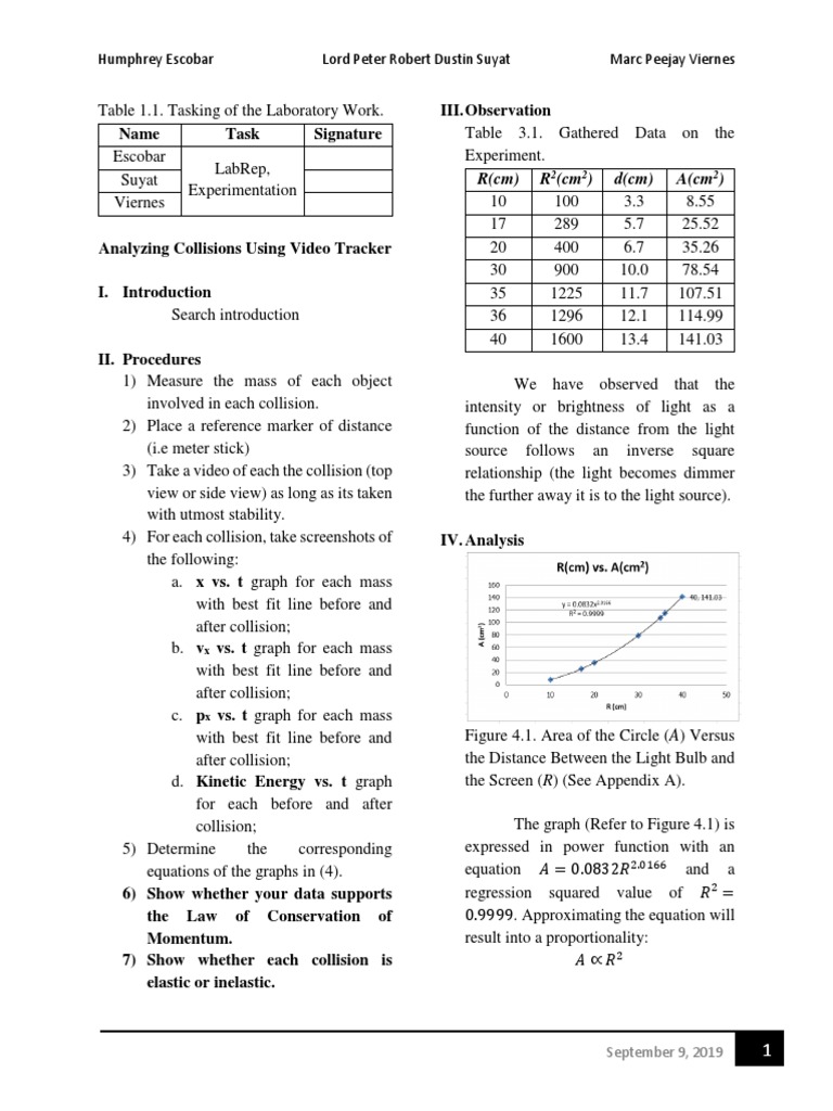 Physics Lab: Inverse Square Law | PDF | Light | Electromagnetic Spectrum