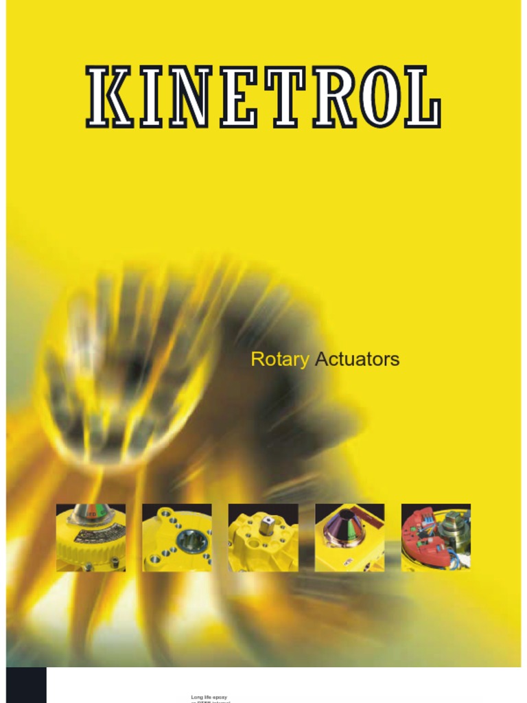 KINETROL Rotary Actuator | PDF | Electrical Connector | Switch