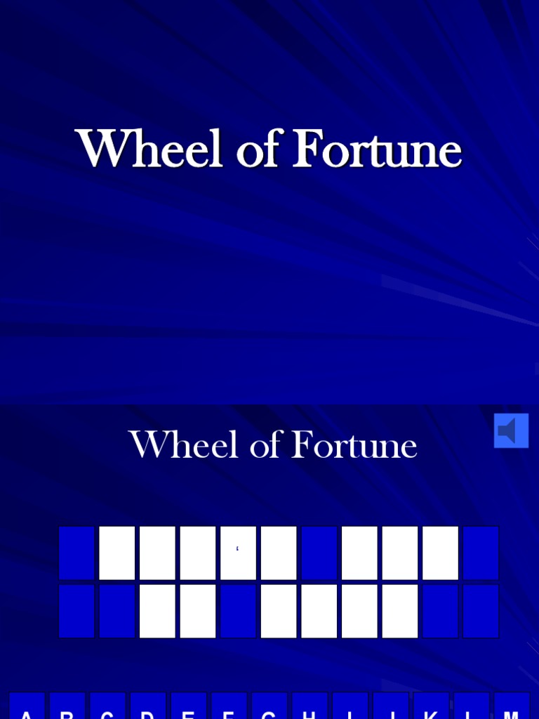 Wheel of Fortune | PDF
