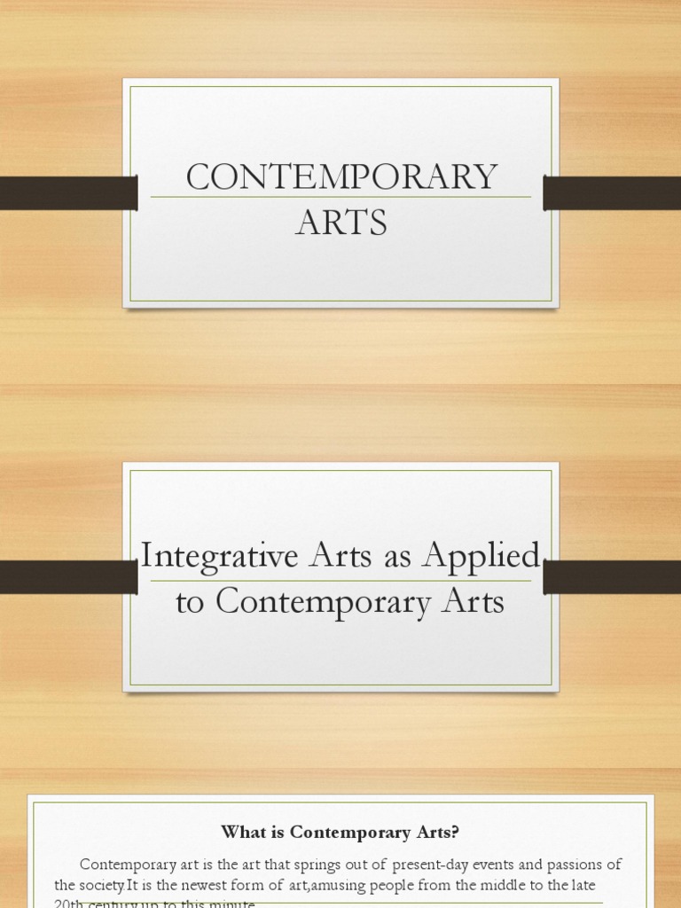 Contemp Arts Lesson 1 | PDF | Dances | Musical Instruments