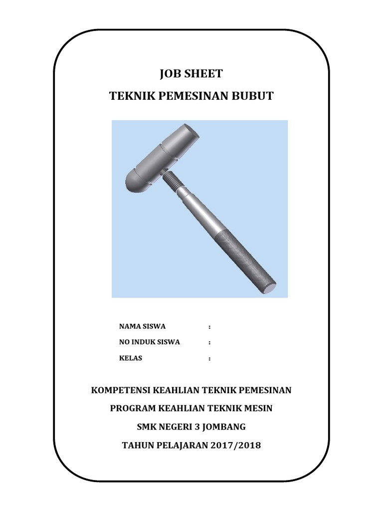 Job Sheet Bubut Ulir | PDF