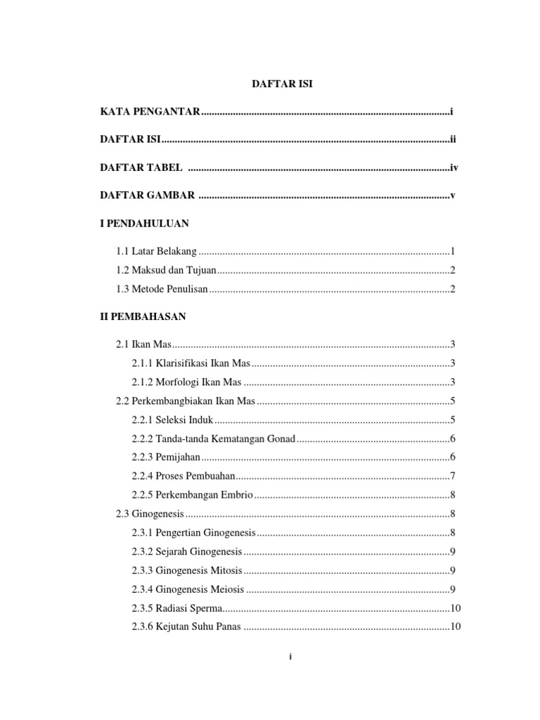 Ginogenesis Ikan Mas | PDF