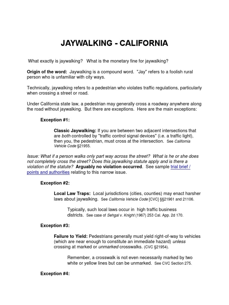 Jaywalking | PDF | Traffic | Road Transport