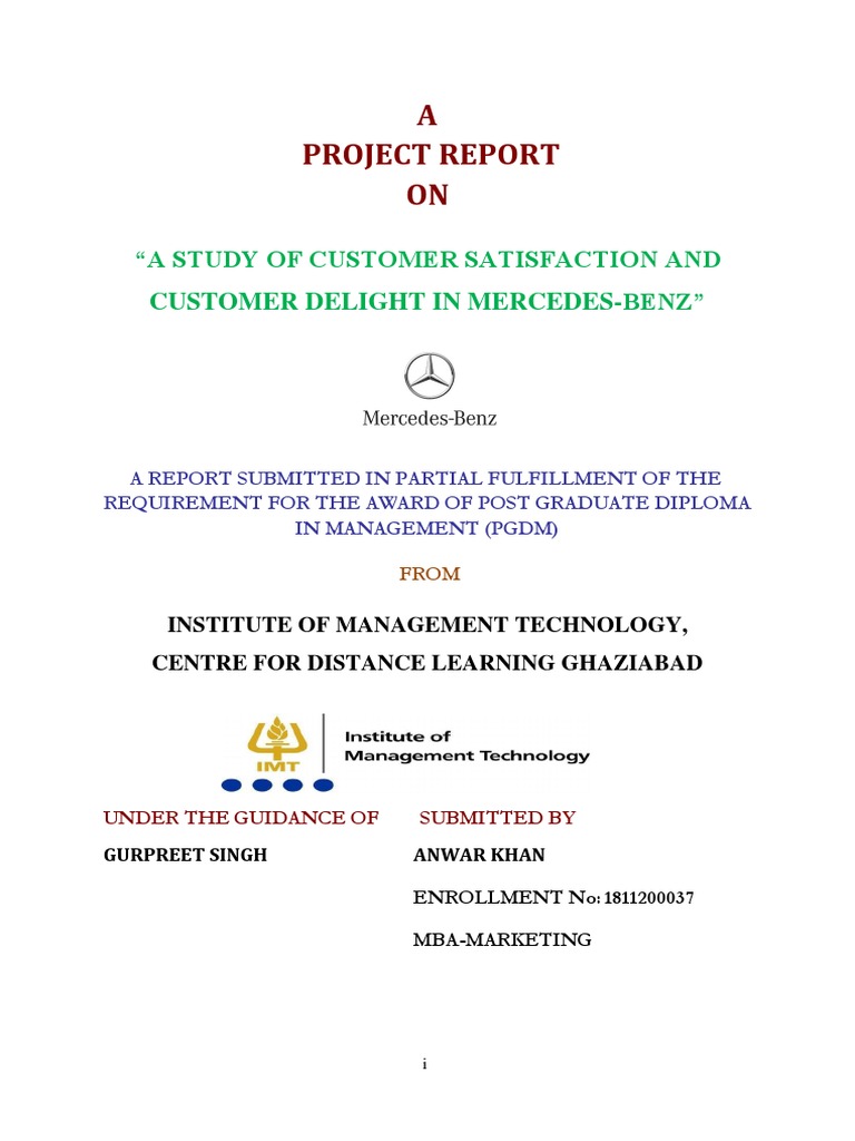 Final Project Marketing | PDF | Mercedes Benz | Daimler Ag