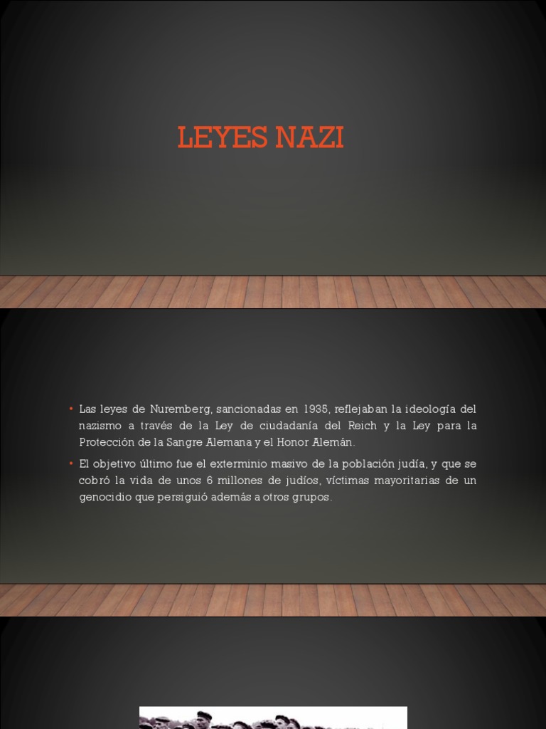 Leyes Nazi | PDF | Juicios de Nuremberg | nazismo